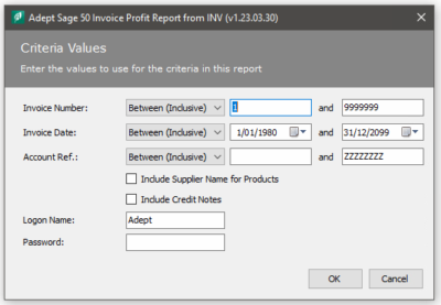 Sage 50 Reports - Bespoke Sage 50 Report Tools from Adept