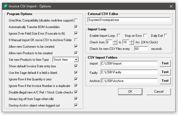 Import Invoices into Sage 50 - Customer Sales Invoices & Credits