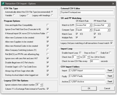 Import Data into Sage 50 - All Sage Transaction Types plus More