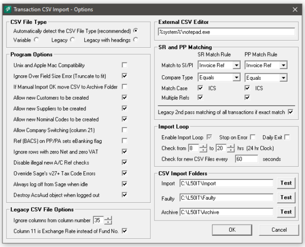 Import Data into Sage 50 - All Sage Transaction Types plus More