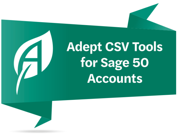 Sage 50 CSV Import - Example Adept Tools Templates